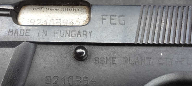 Hungarian Weapons - FegArmy FEG B9R Pistols